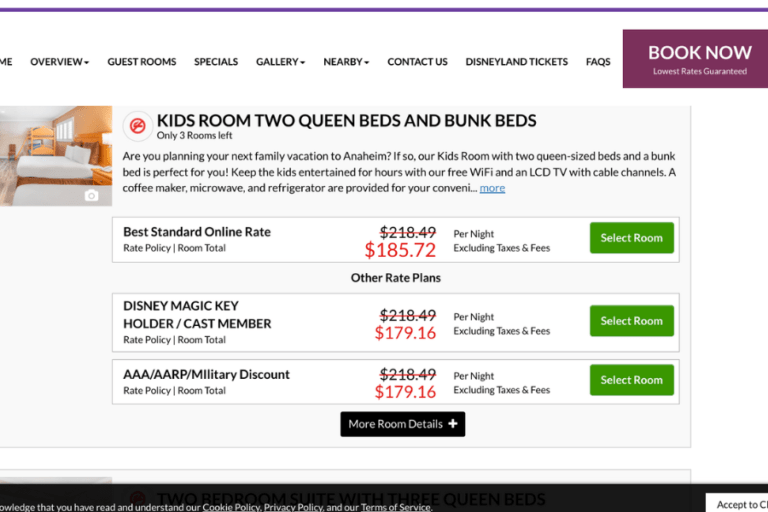 7 Best Hotels near Disneyland with Suites! - Pixie Packing Travel Co